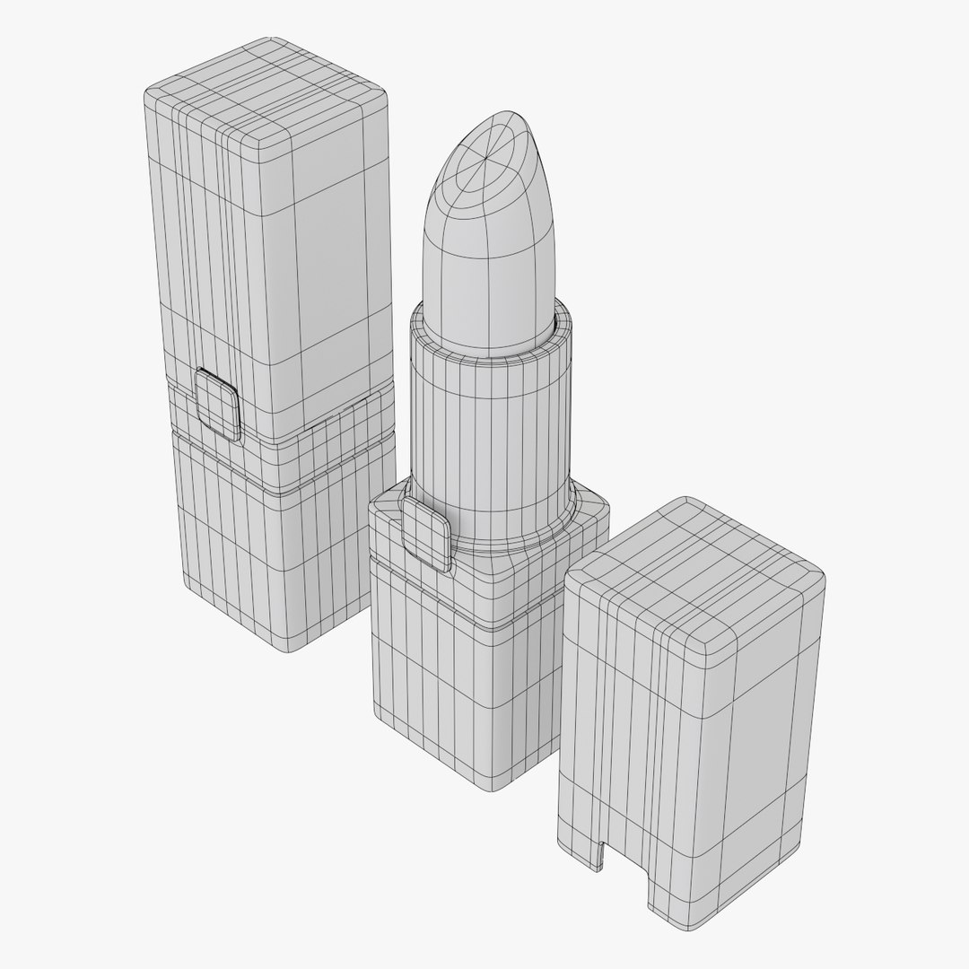 3d Model Lipstick Lips