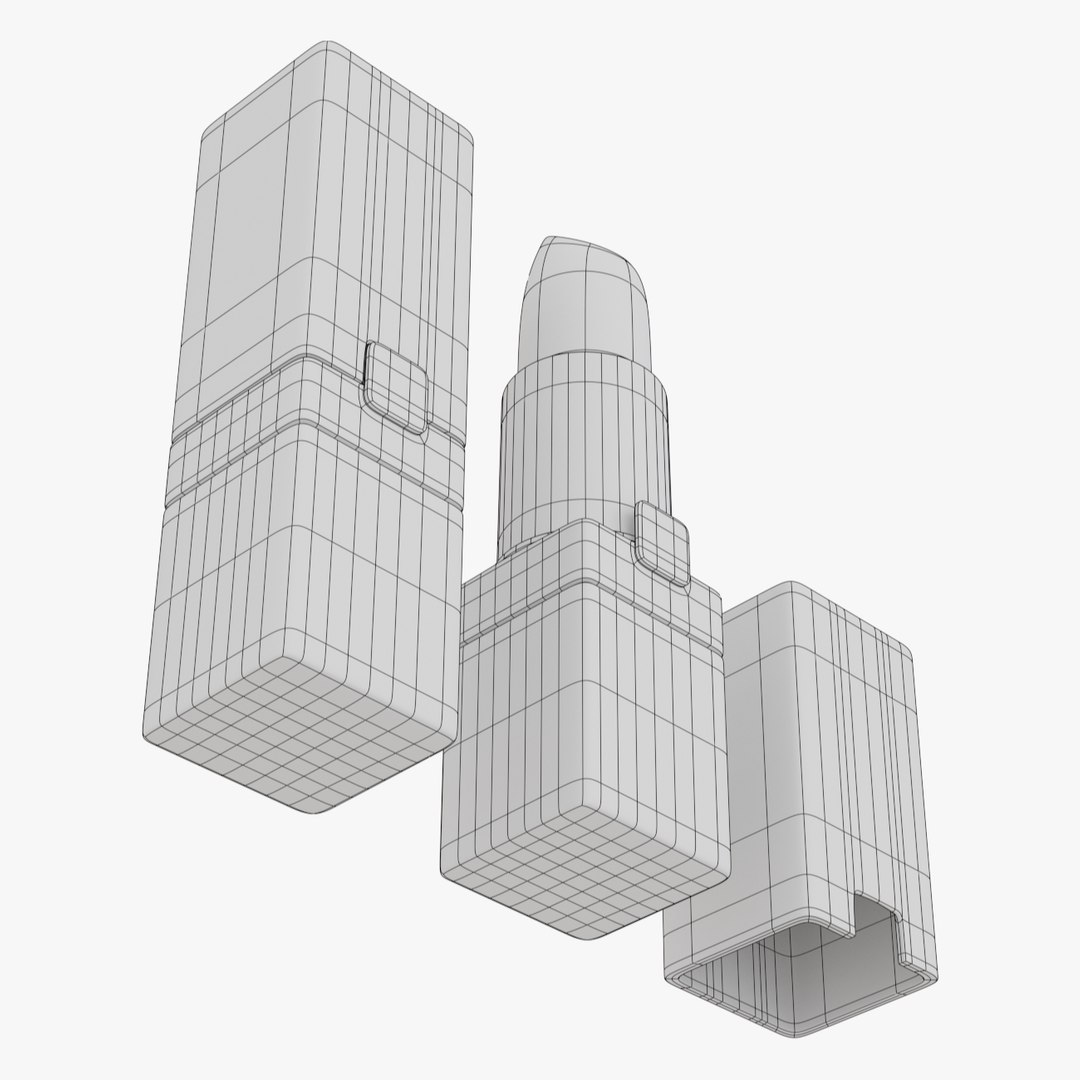 3d Model Lipstick Lips