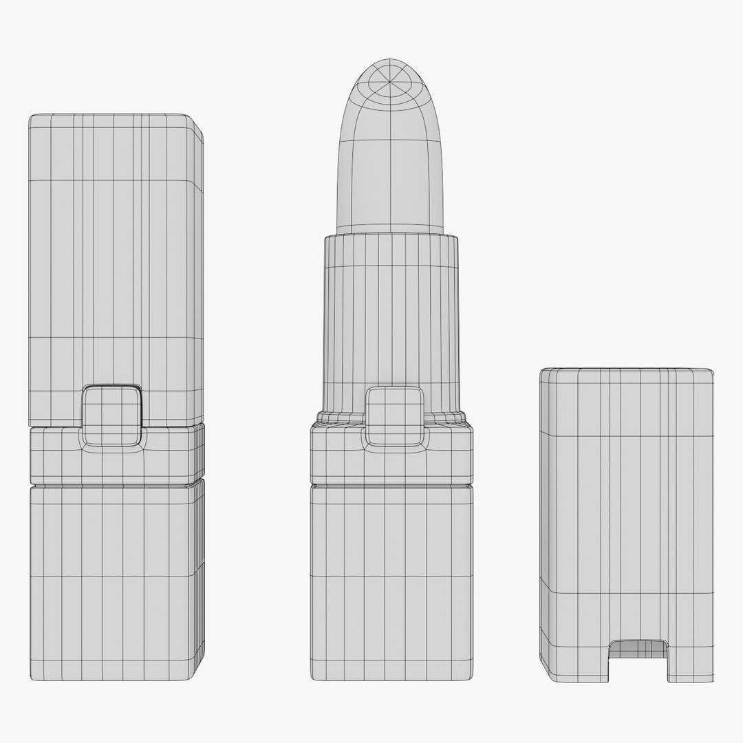 3d Model Lipstick Lips