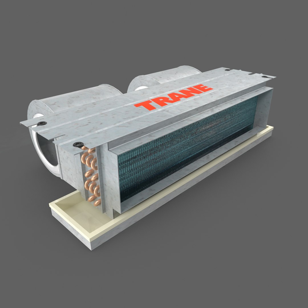 Fan Coil Trane 3d Model