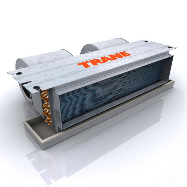 fan coil trane 3d model