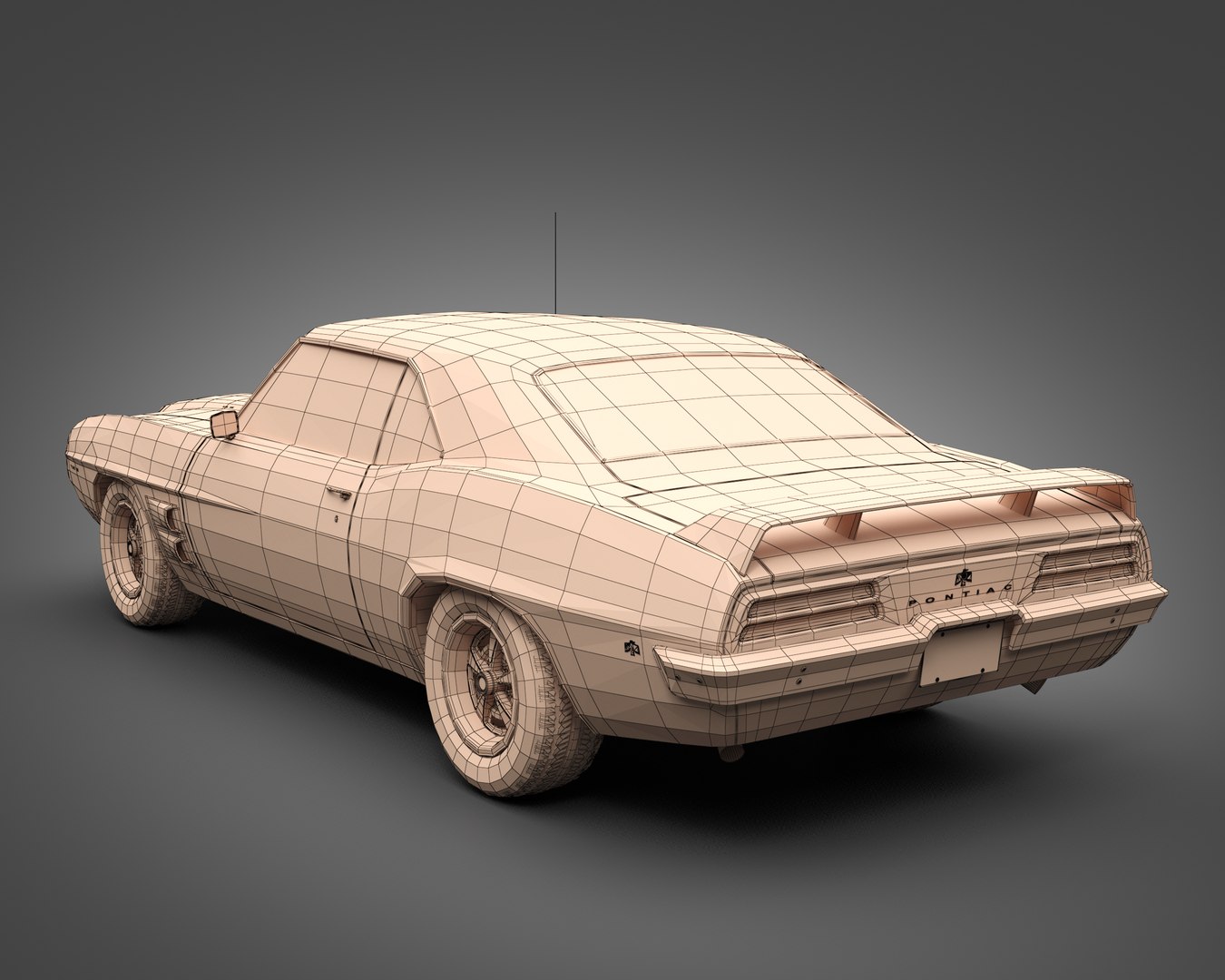3D 1969 Pontiac Firebird Trans Am Model - TurboSquid 1741104