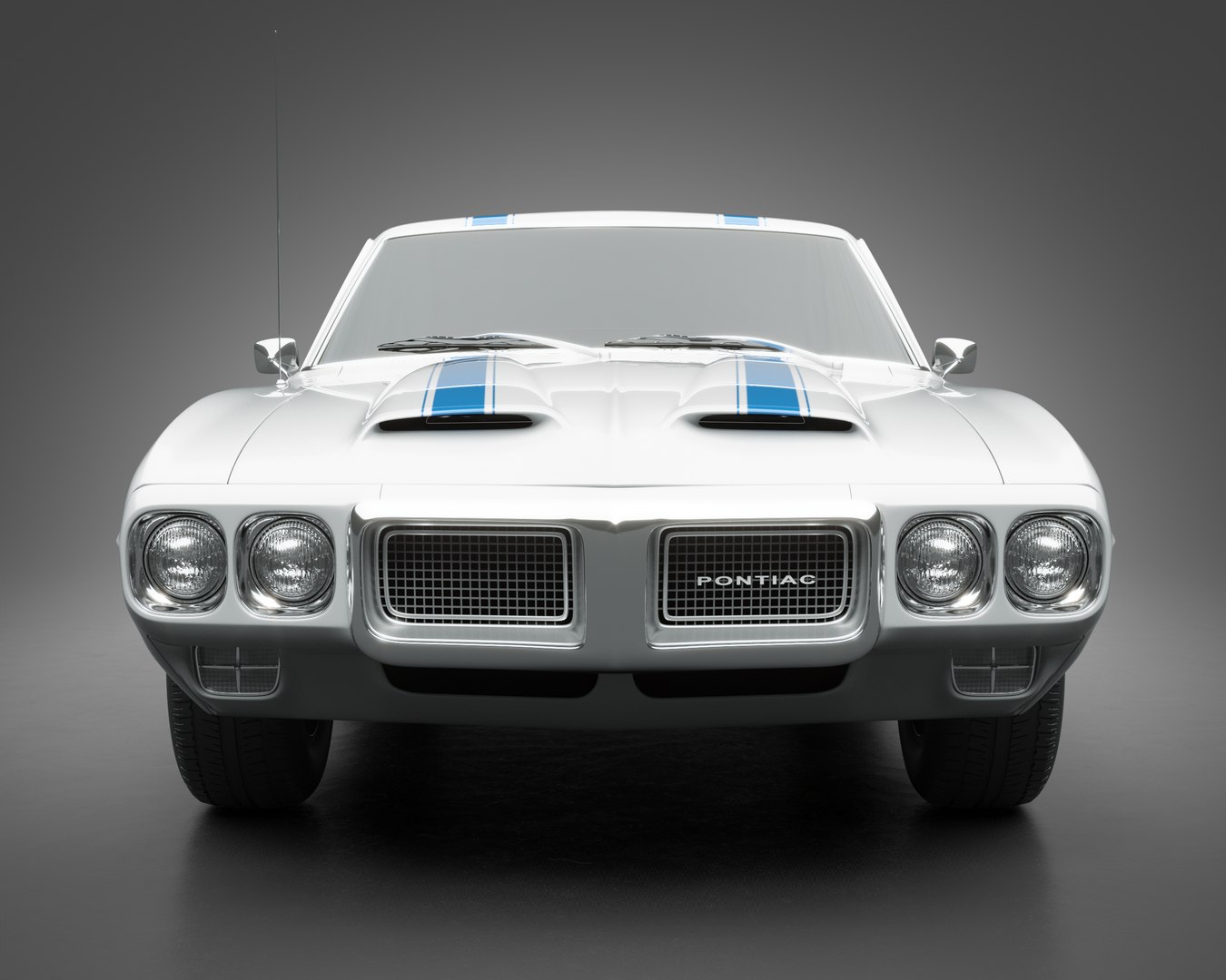 3D 1969 Pontiac Firebird Trans Am Model - TurboSquid 1741104