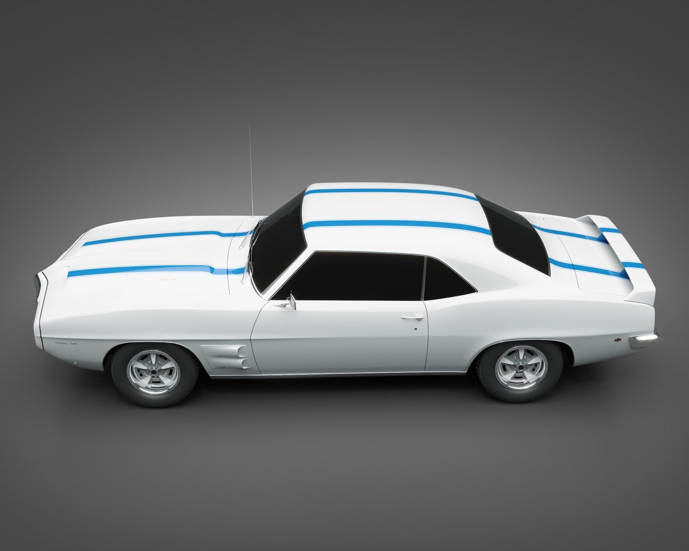 3D 1969 Pontiac Firebird Trans Am Model - TurboSquid 1741104
