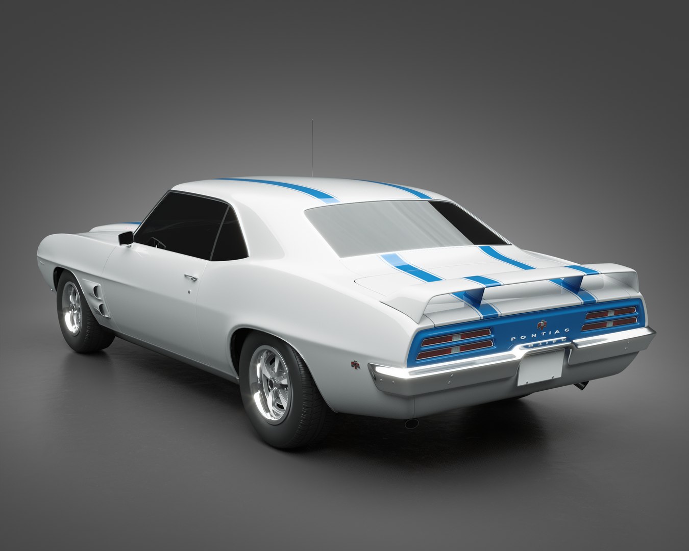 3D 1969 Pontiac Firebird Trans Am Model - TurboSquid 1741104