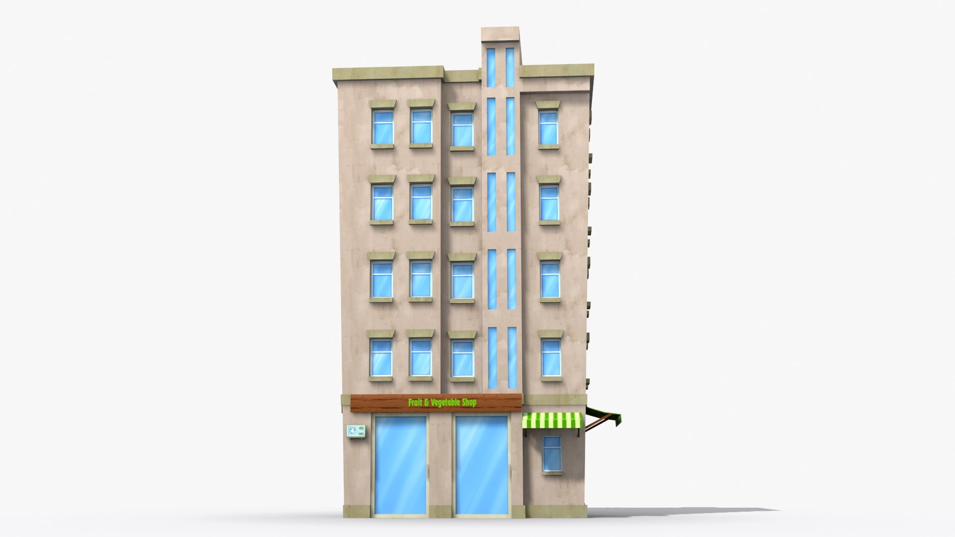 3D Cartoon Building x25 - TurboSquid 1833149