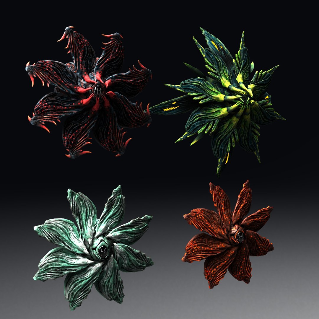 3D Thargoid Interceptors Model - TurboSquid 1730248