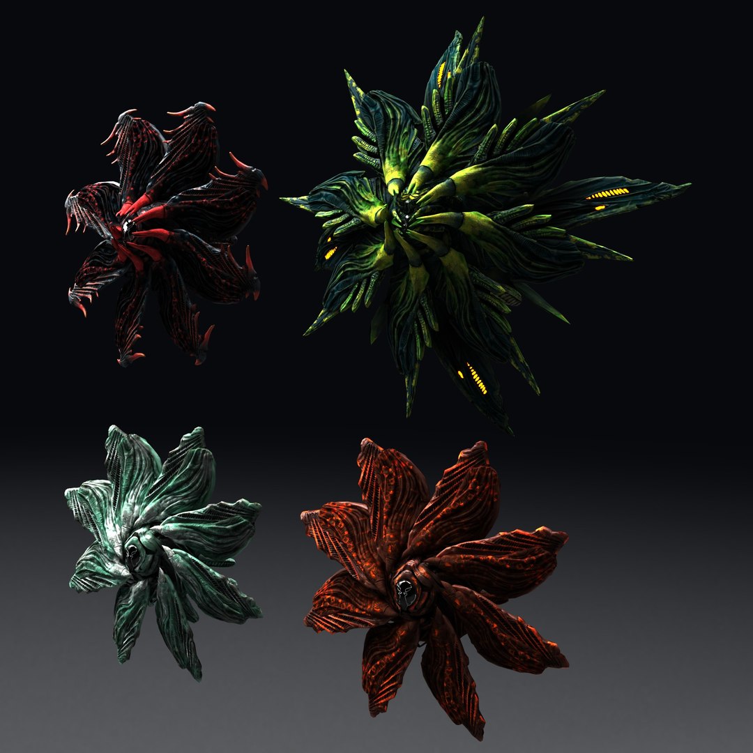 3D Thargoid Interceptors Model - TurboSquid 1730248