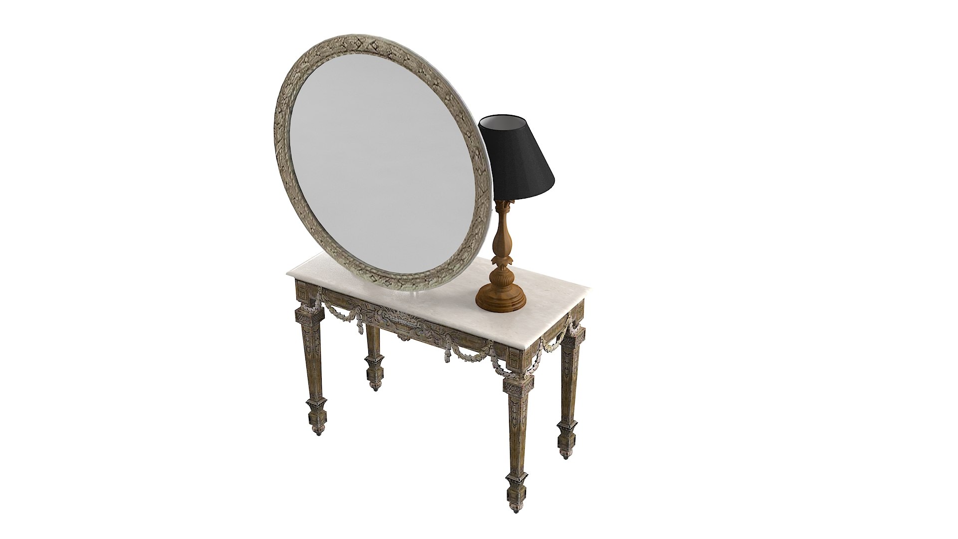 chelini console table 3ds