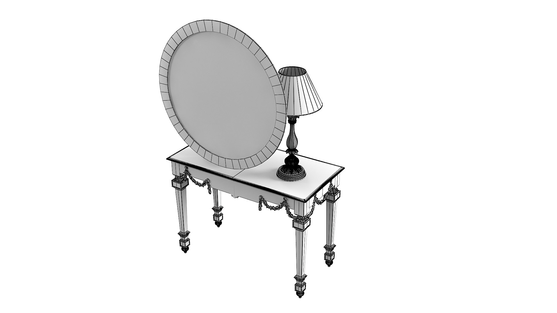 chelini console table 3ds