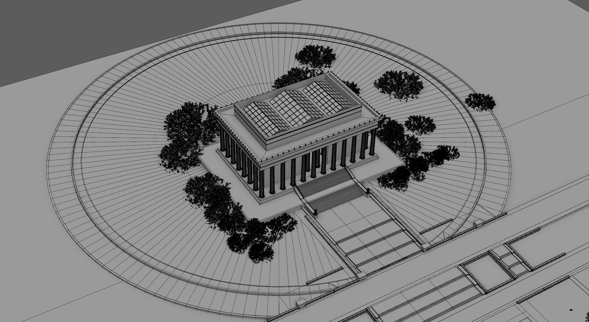 Memorial Monument Washington D 3D Model - TurboSquid 1289512