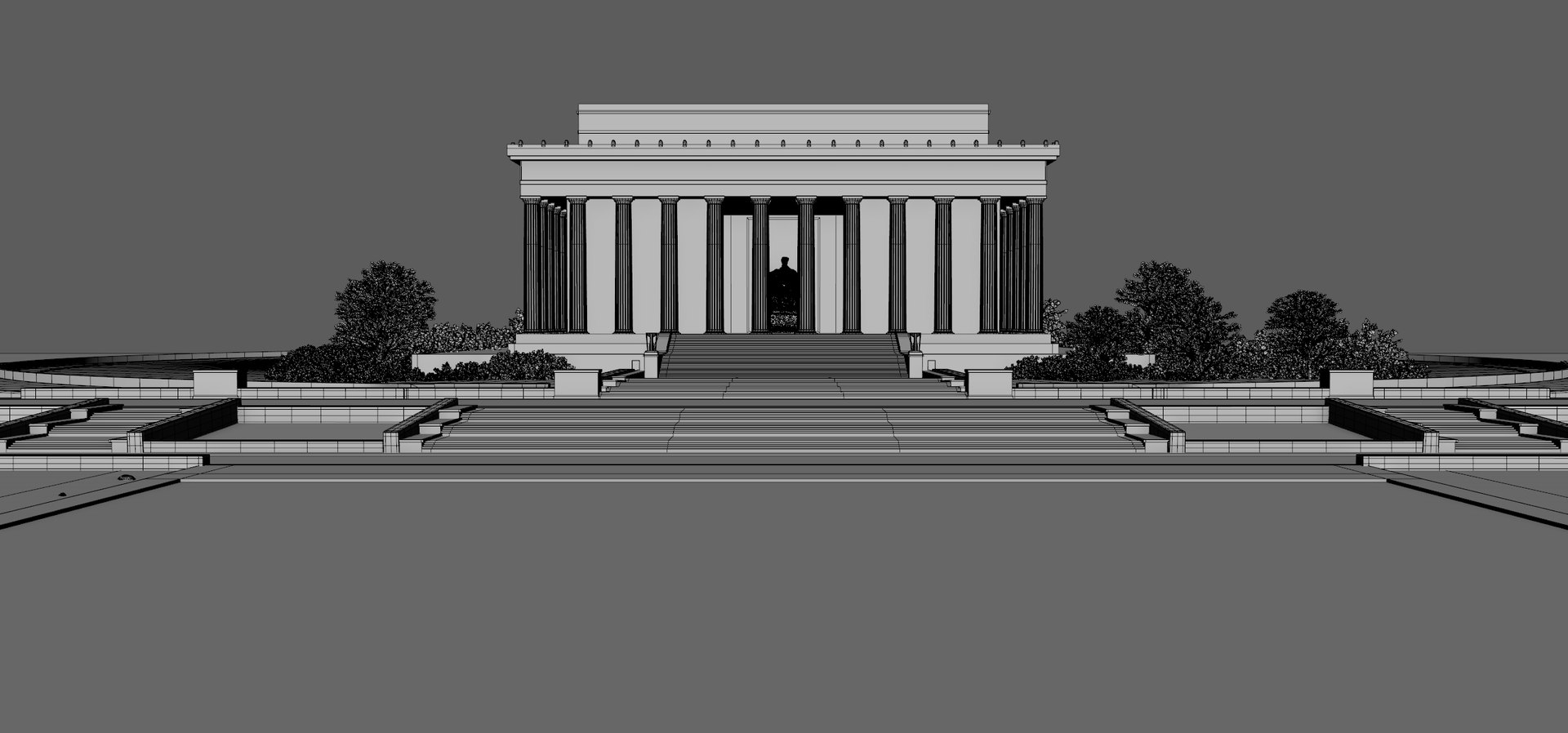 Memorial Monument Washington D 3D Model - TurboSquid 1289512