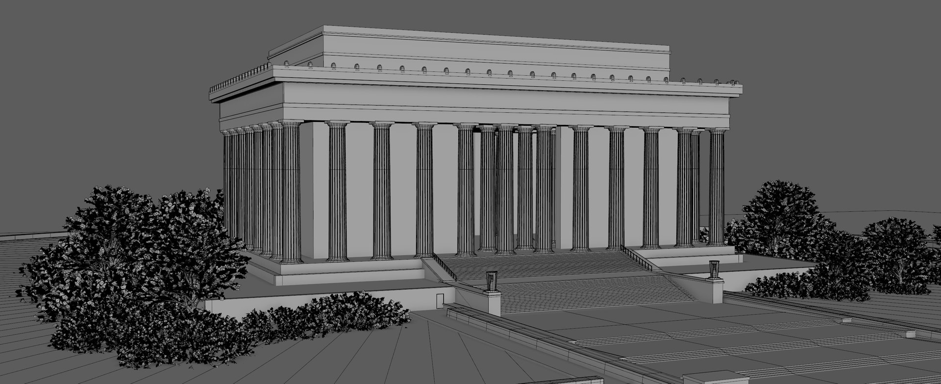 Memorial Monument Washington D 3D Model - TurboSquid 1289512