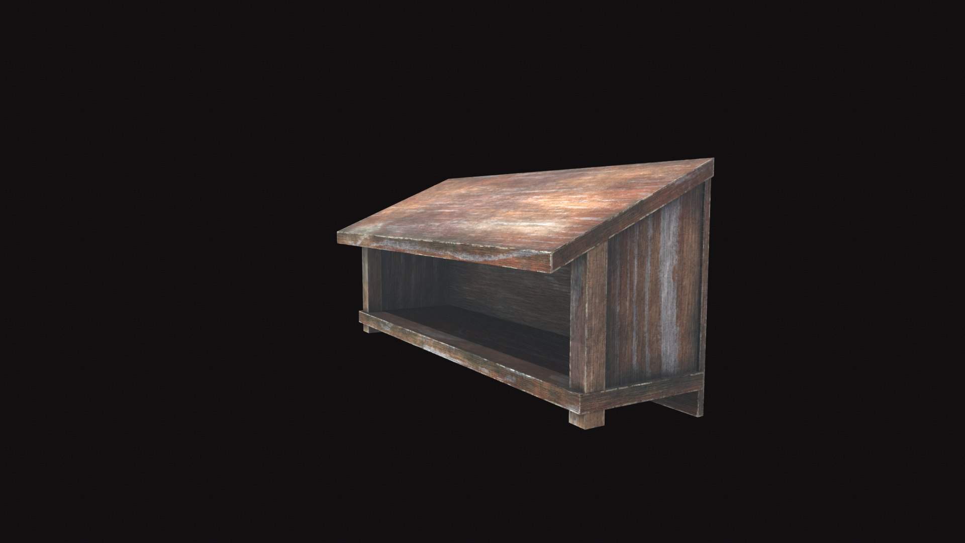 3D Medieval Wall Rack 03 - TurboSquid 2322429