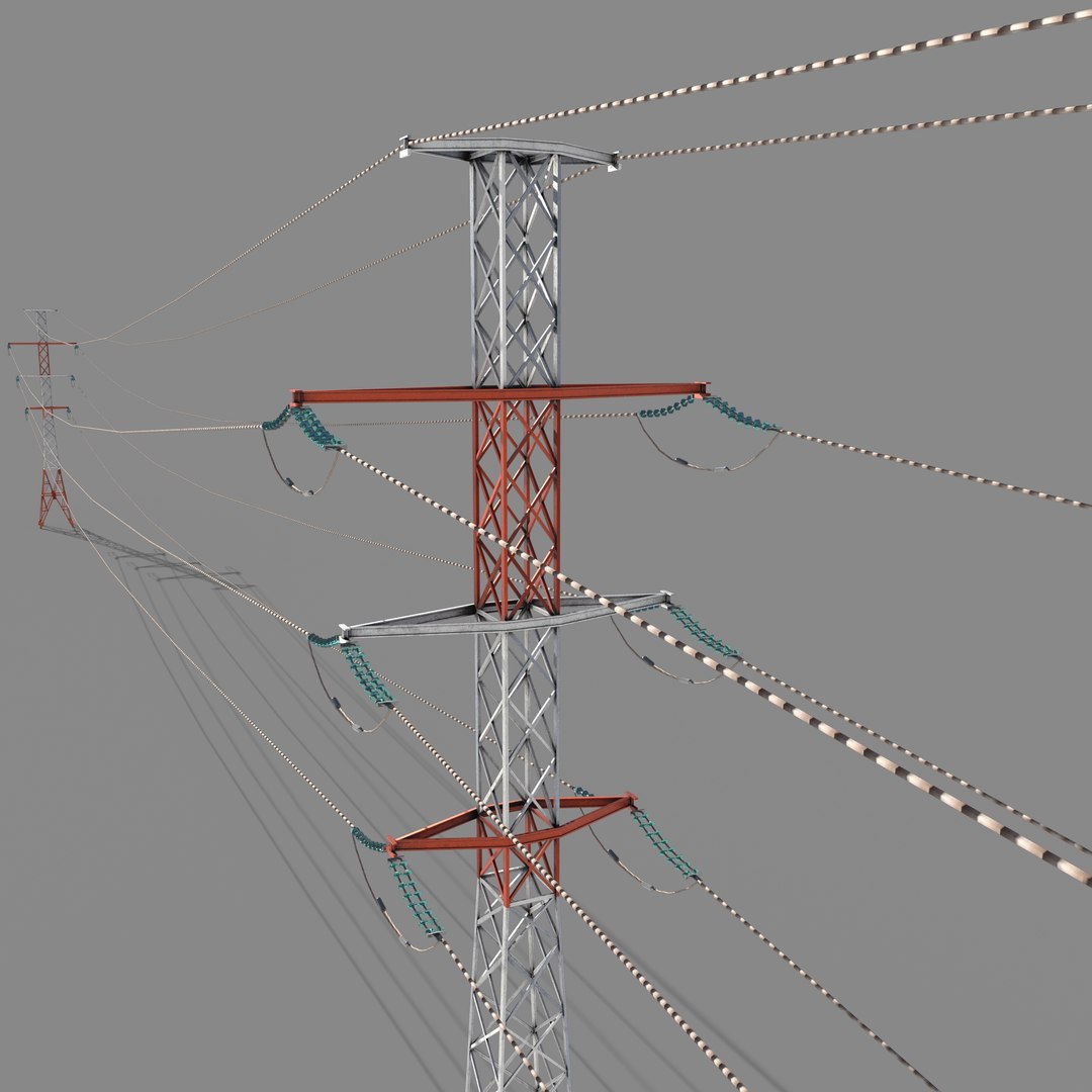 3D Electricity Poles - TurboSquid 1475794