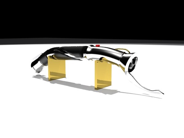 free count dooku s lightsaber 3d model