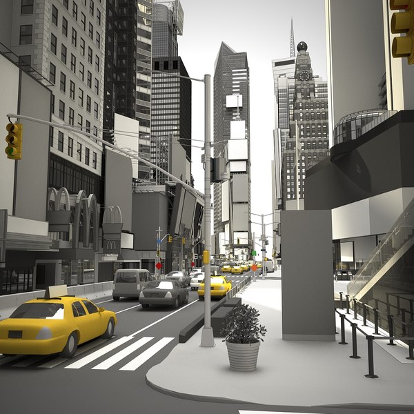 3D square buildings morgan - TurboSquid 1535415