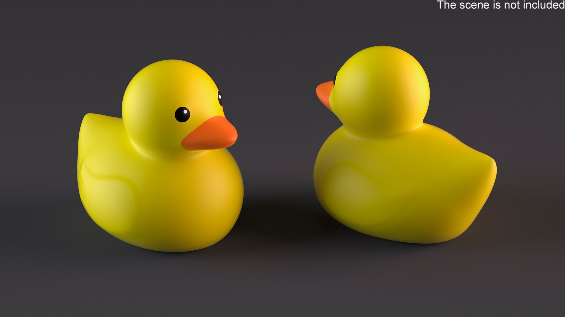 Rubber Duck For 3D Print 3D Model - TurboSquid 2285086