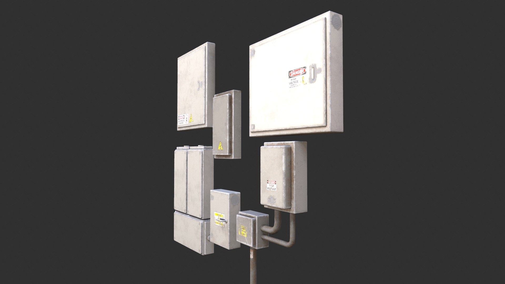 3D Electric Panels Model - TurboSquid 2324063