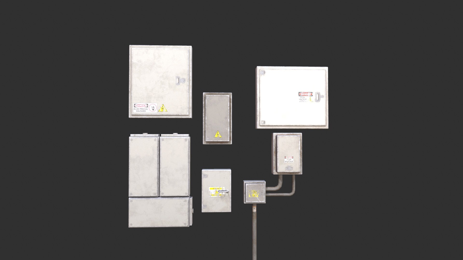 3D Electric Panels Model - TurboSquid 2324063