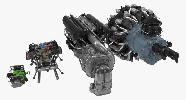 Aircraft engines 2 3D model - TurboSquid 1150032