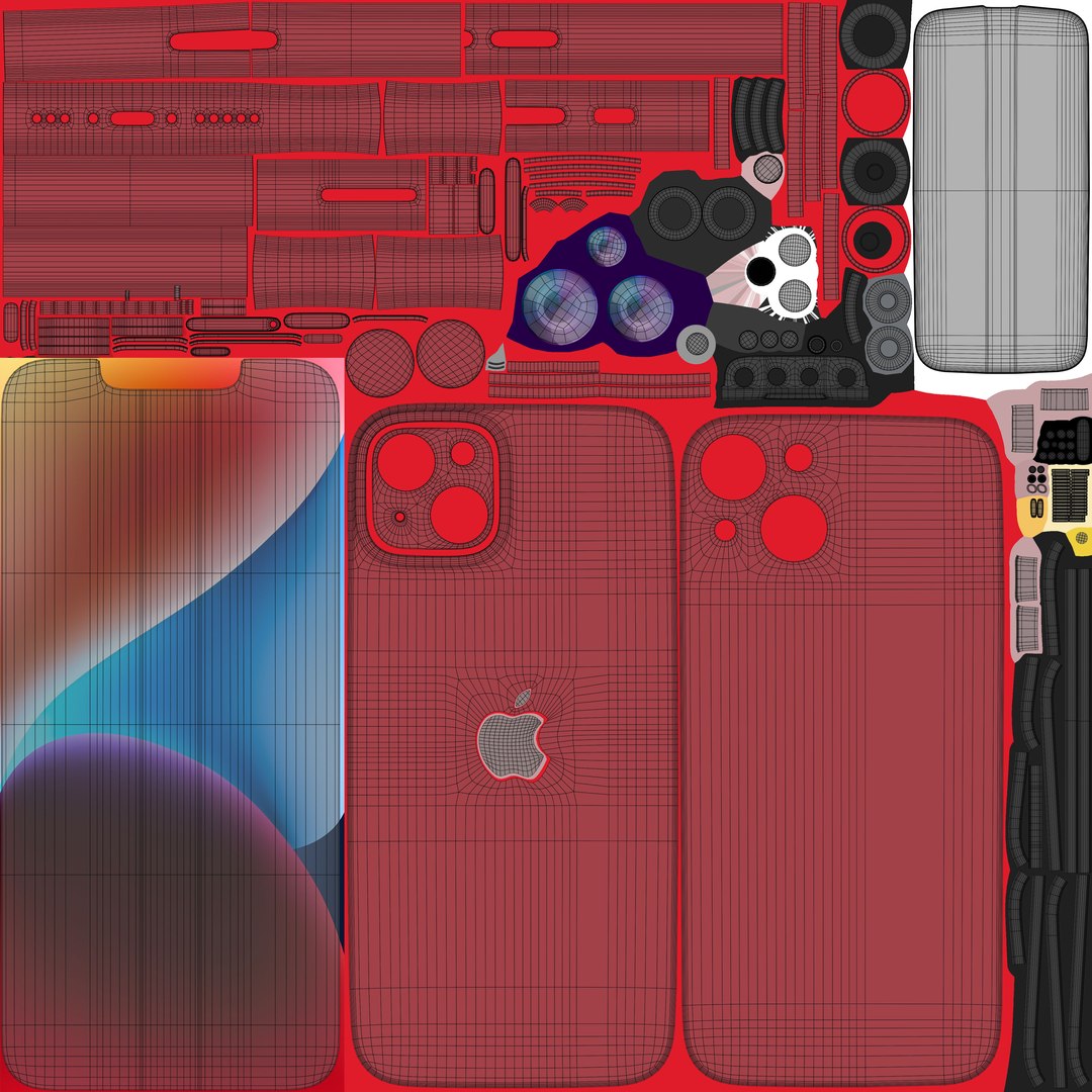 IPhone 14 Midnight1 3D model - TurboSquid 1987391