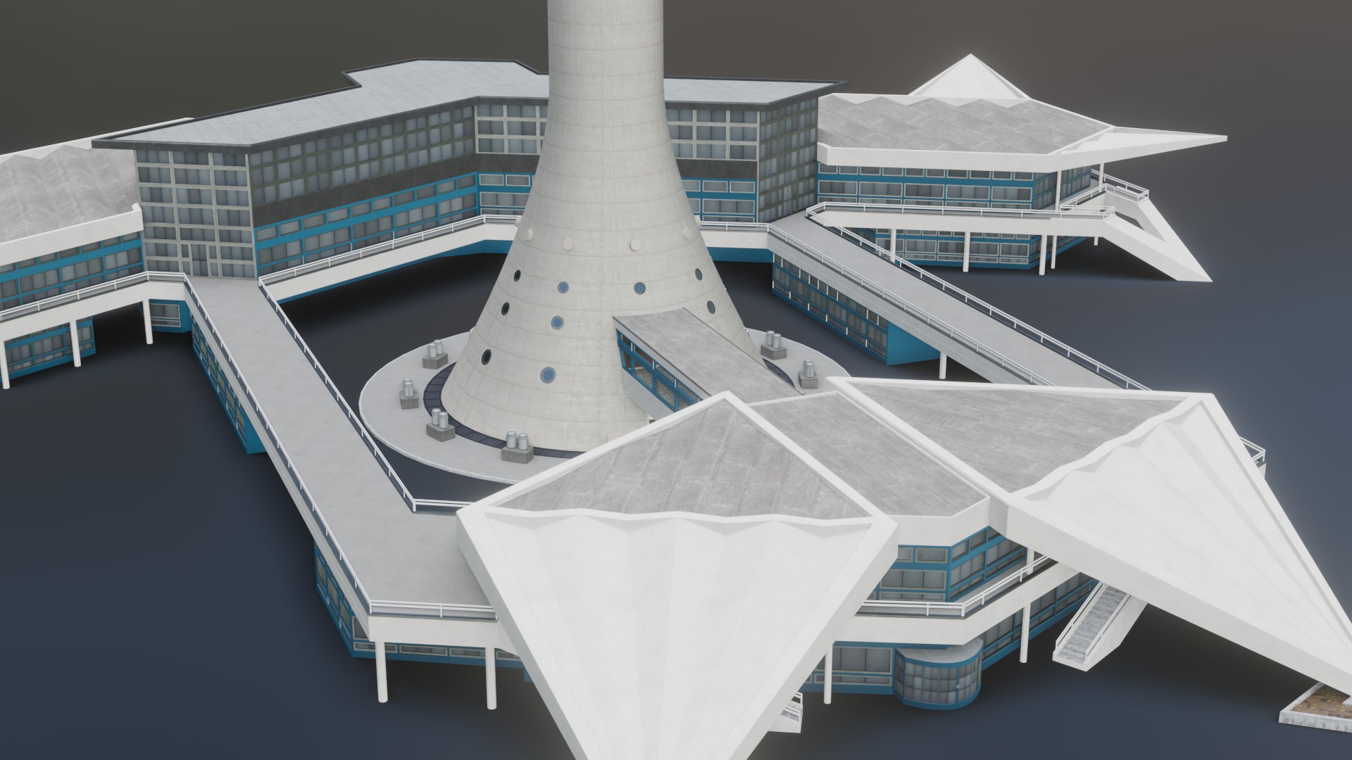 3D Berlin TV Tower - TurboSquid 2102730