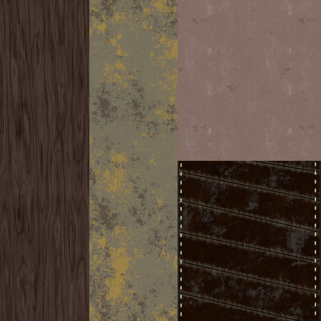 3D Set Rusty Medieval Weapons Model - TurboSquid 1482496