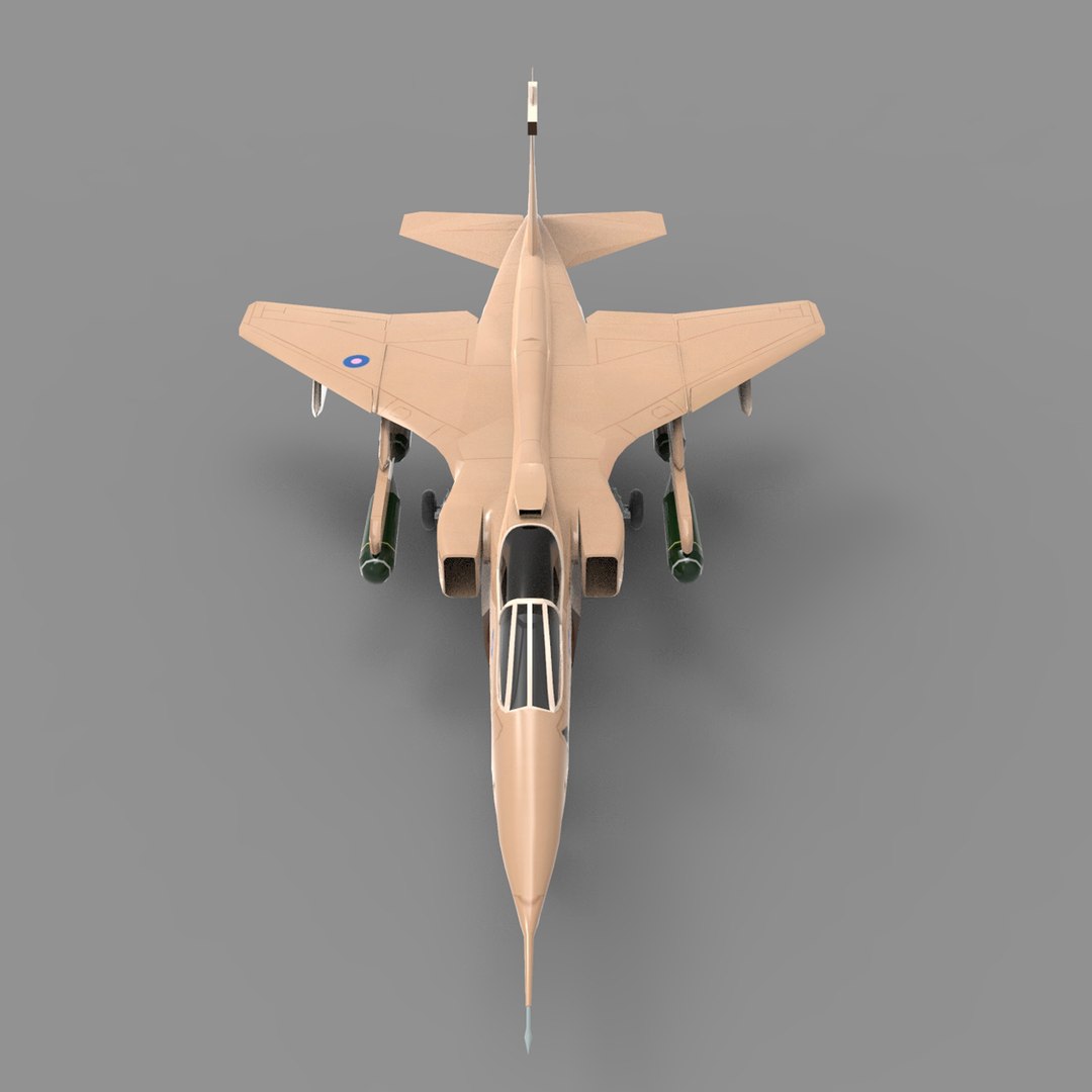 BA Jaguar GR1 model - TurboSquid 2067815