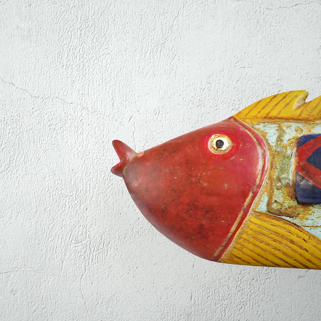 Mali Wood Bozo Fish Puppet 3 3D Model - TurboSquid 2129776