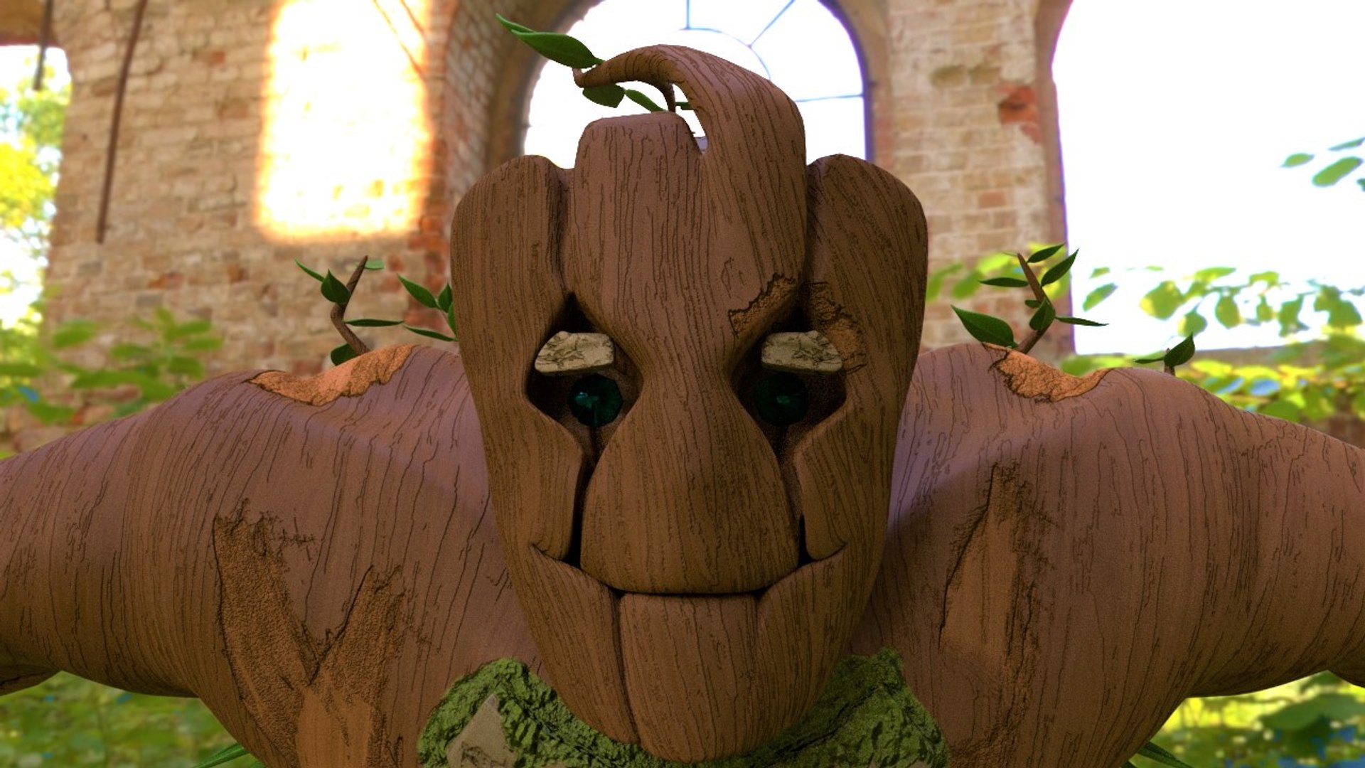 Forest Golem 3D Model - TurboSquid 1380120