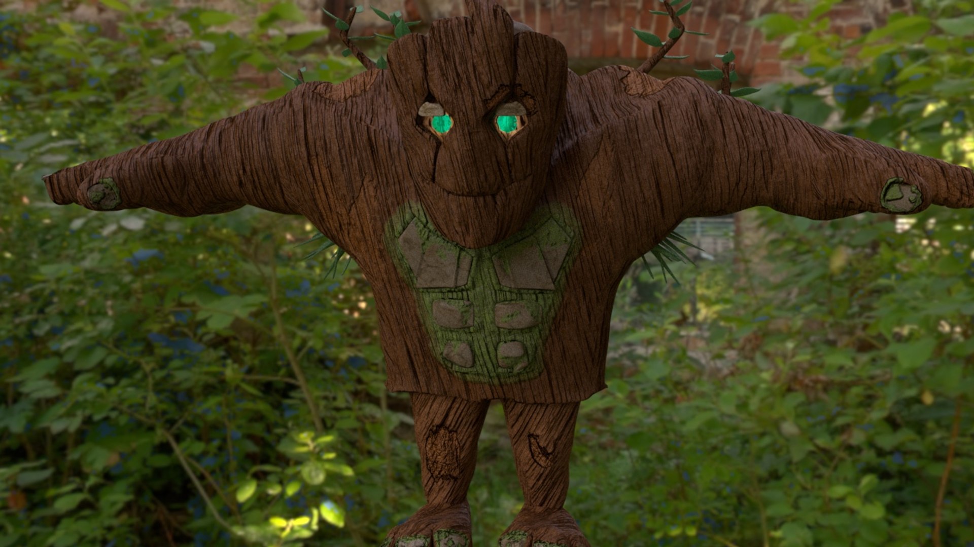 Forest Golem 3D Model - TurboSquid 1380120