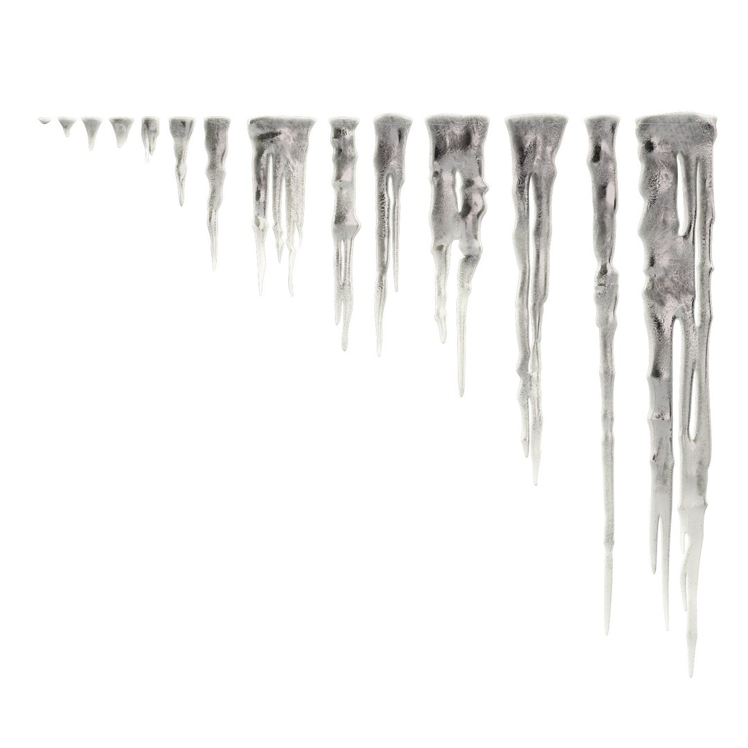 3D Icicles Unwrap - TurboSquid 1279309
