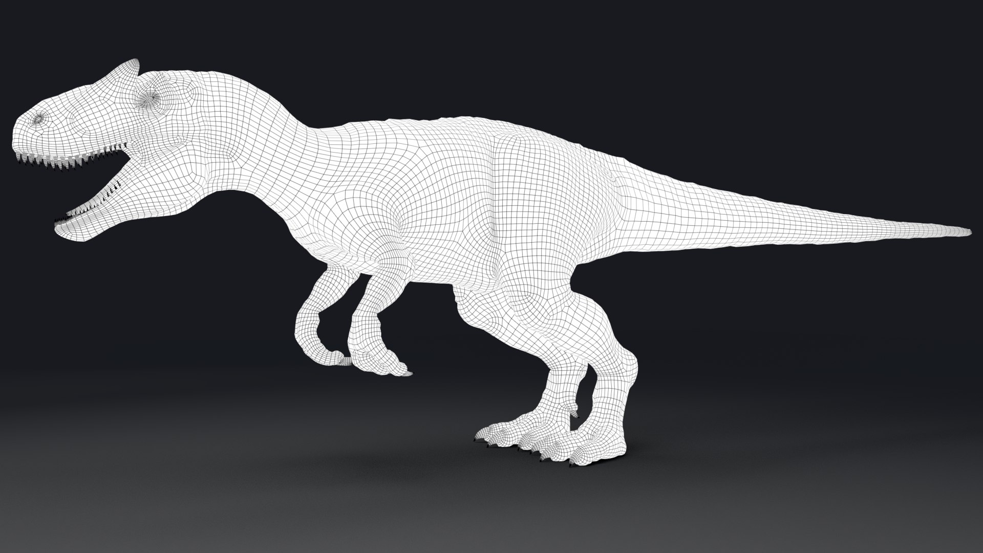 Allosaurus Unreal Engine - Unity Projects 3D Model - TurboSquid 2201109