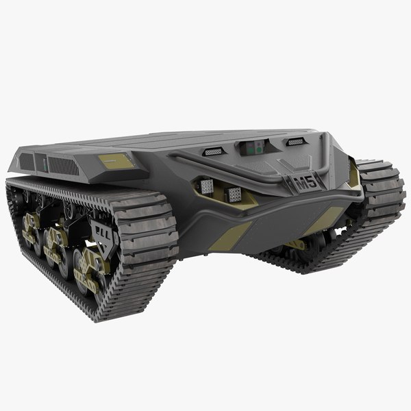 Ripsaw M5 로봇 전투 차량 조작 3D 모델 - TurboSquid 1787343