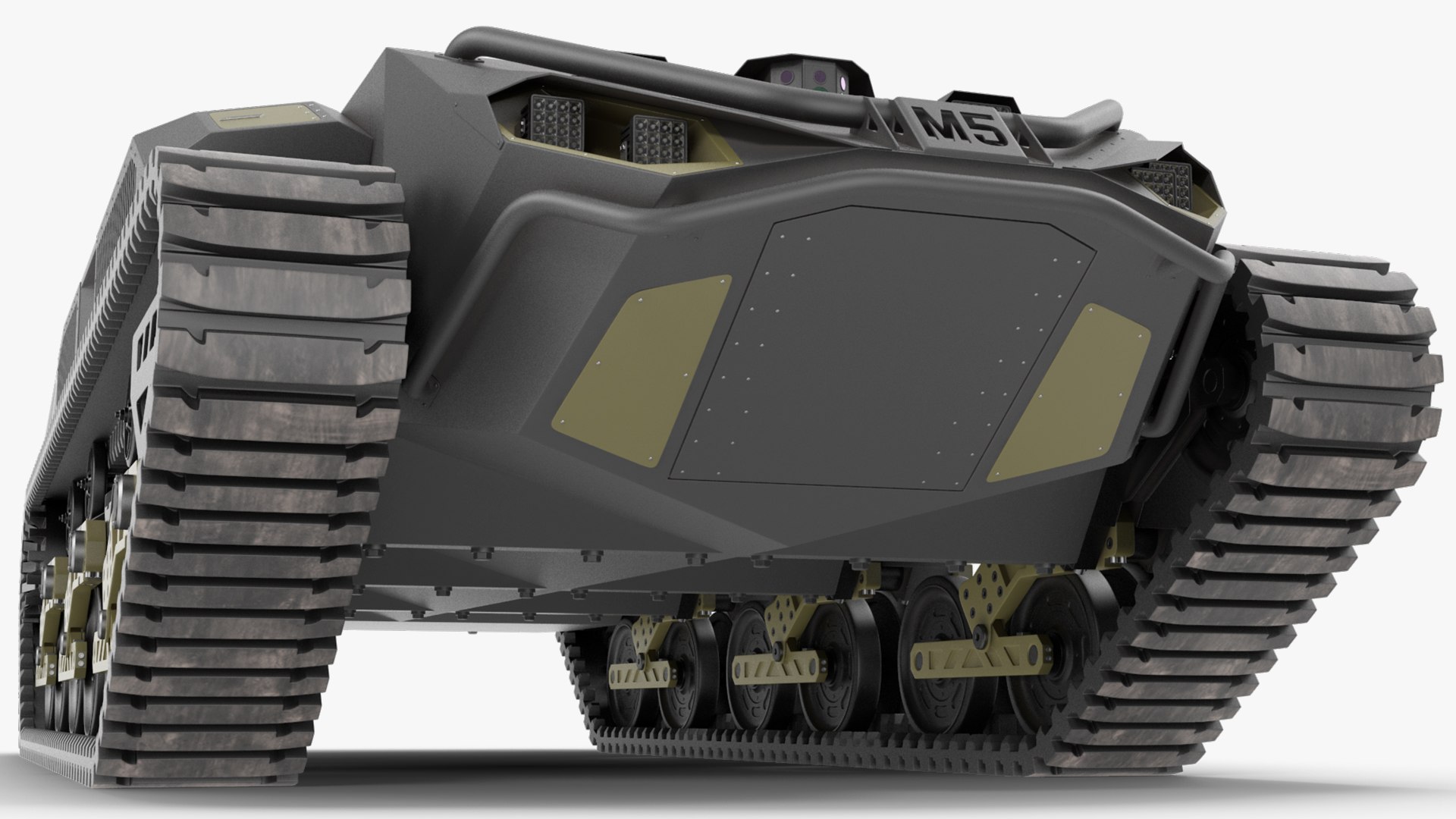 3D Ripsaw M5 Robotic Combat Vehicle Rigged - TurboSquid 1787343