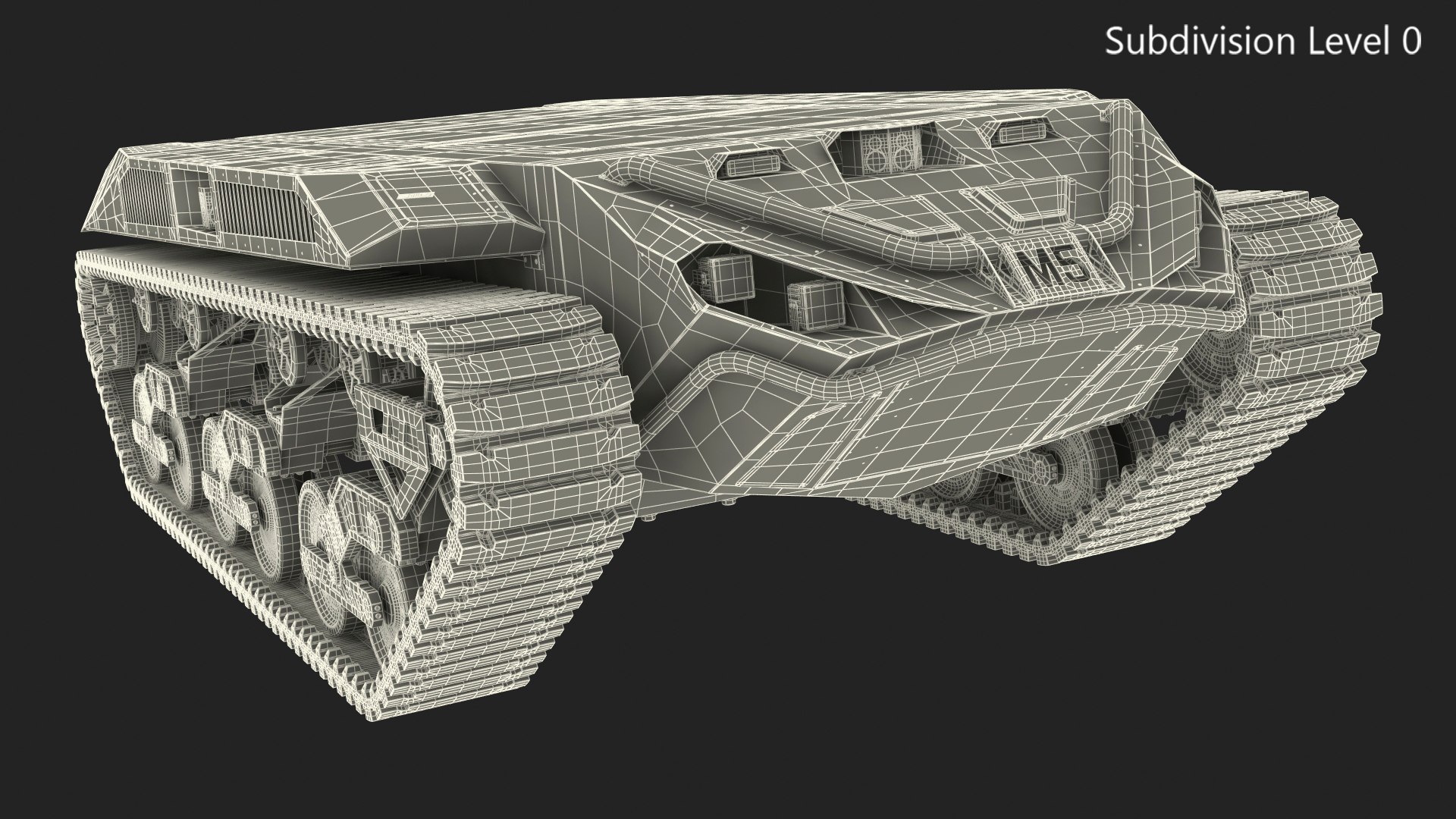 3D Ripsaw M5 Robotic Combat Vehicle Rigged - TurboSquid 1787343