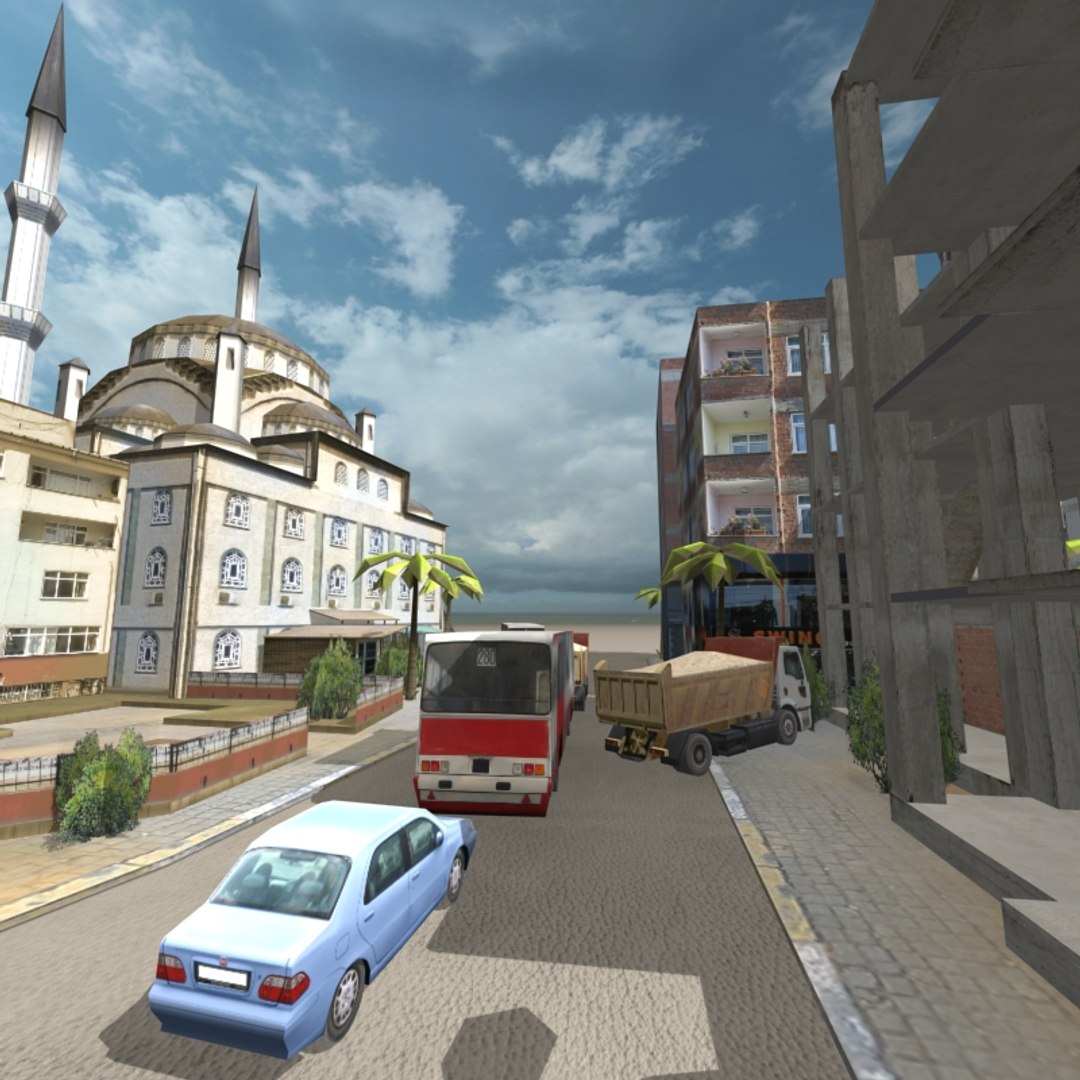 3d Urban City Middle East Model