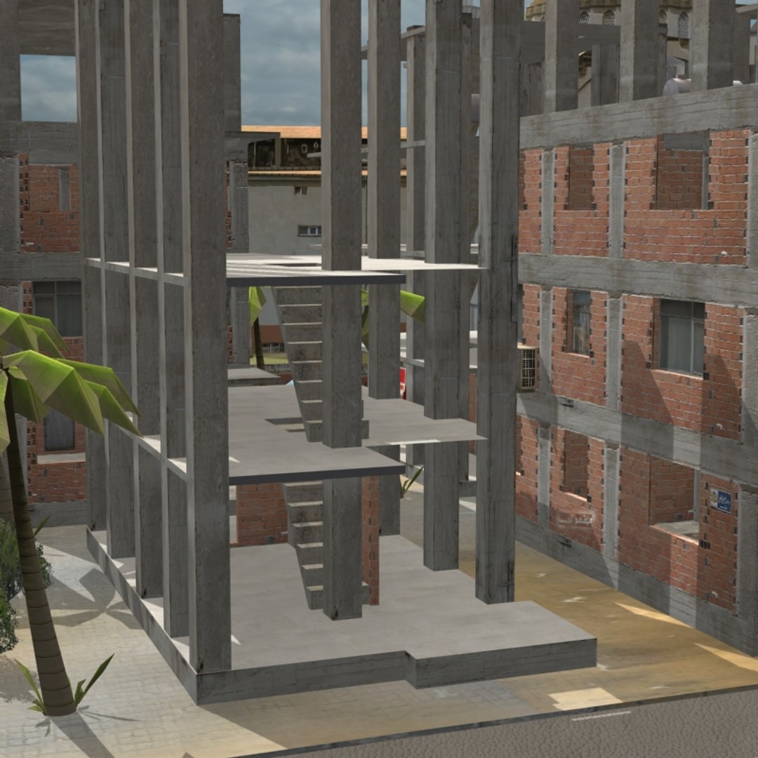 3d Urban City Middle East Model