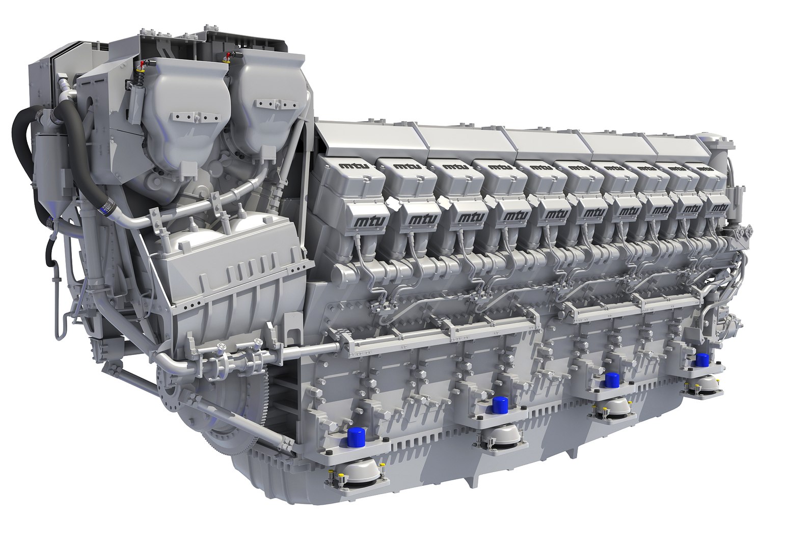 3D Model Mtus Diesel Engine Propulsion - TurboSquid 1224971