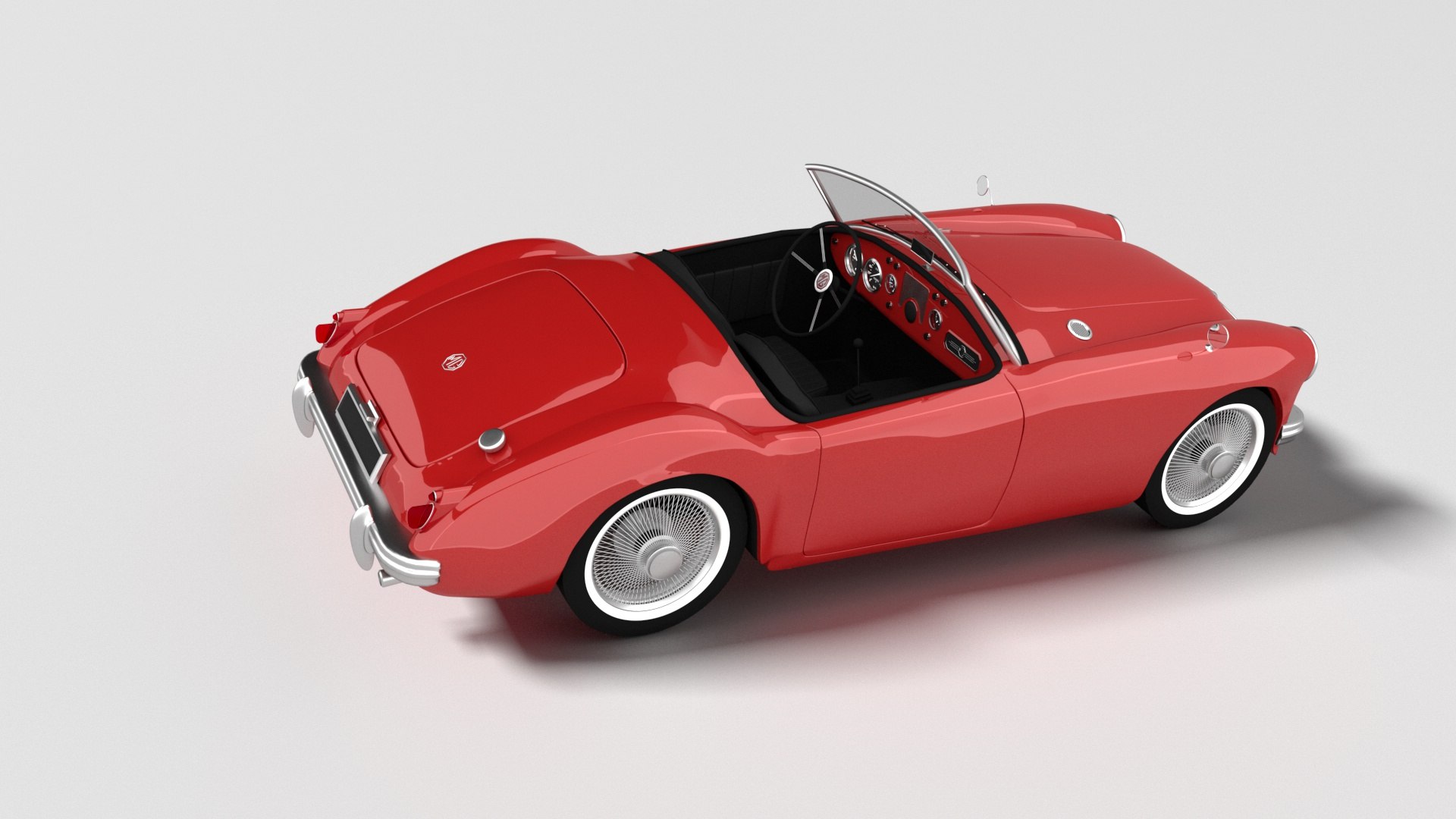 MG MGA Model - TurboSquid 2363119