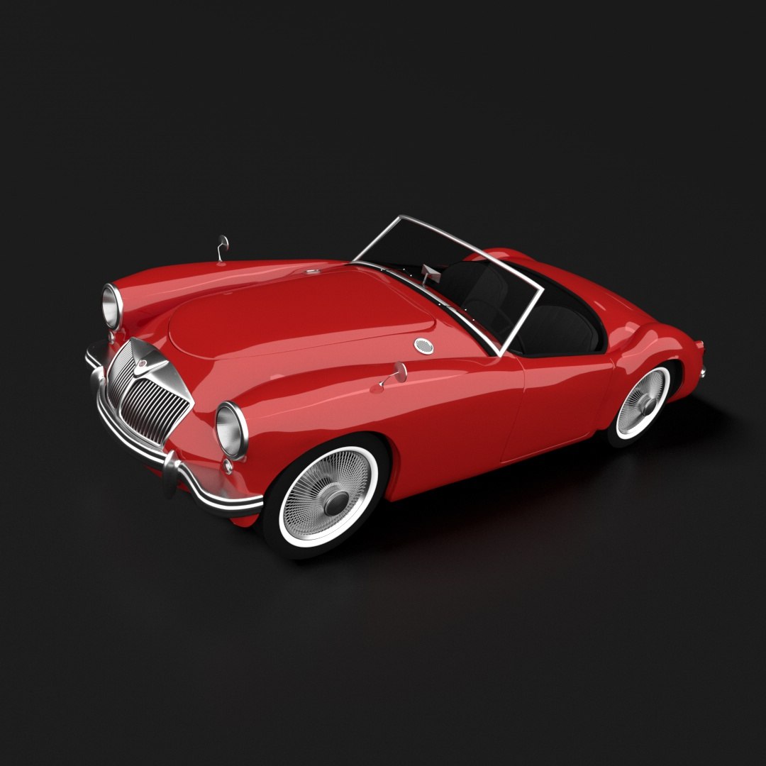 MG MGA Model - TurboSquid 2363119