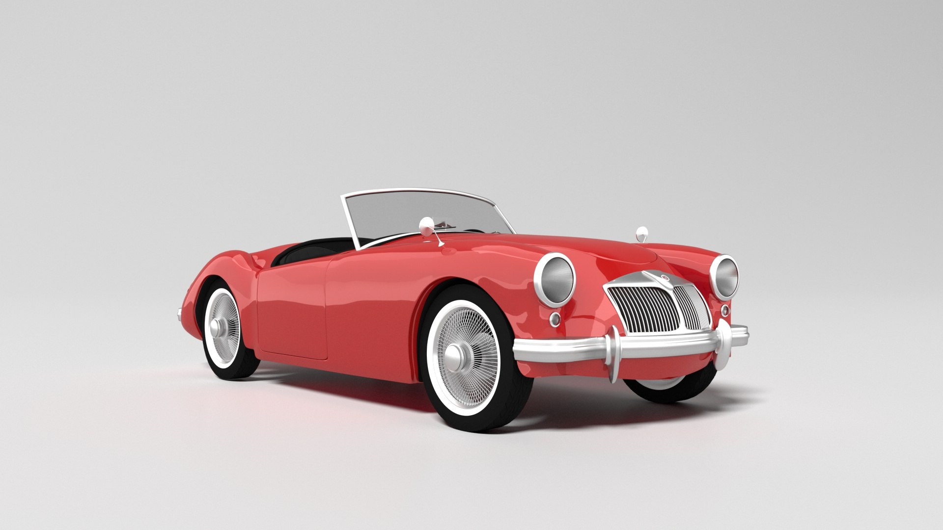 MG MGA Model - TurboSquid 2363119