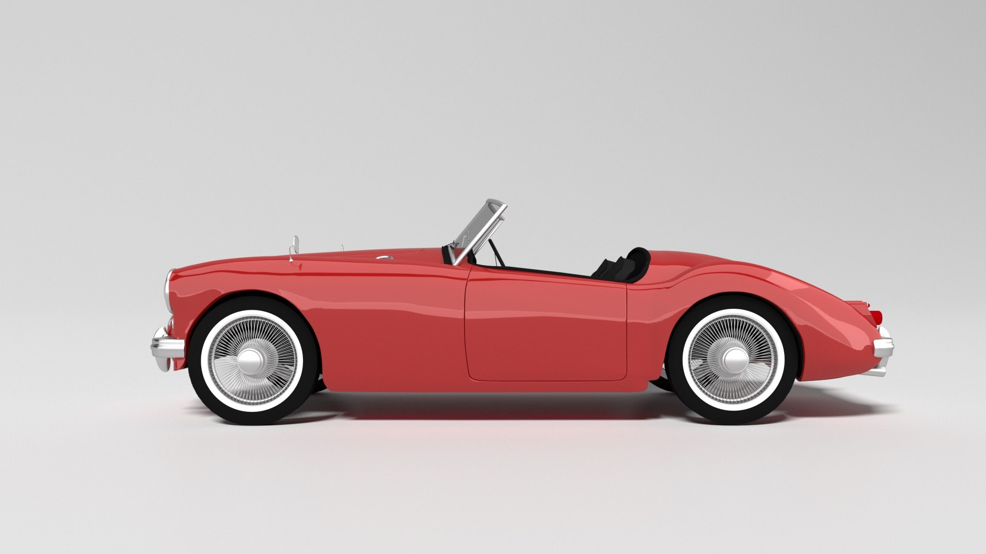 MG MGA Model - TurboSquid 2363119