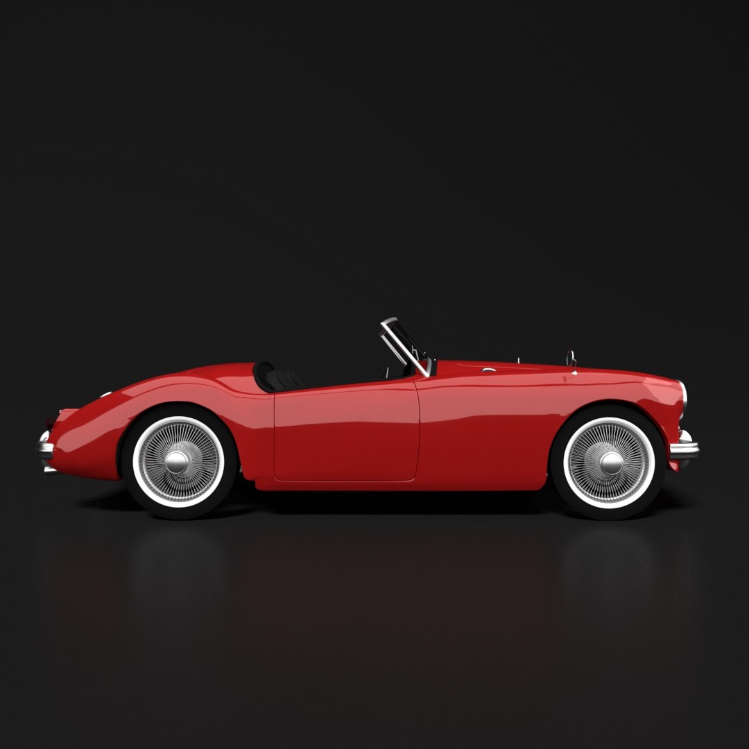 MG MGA Model - TurboSquid 2363119