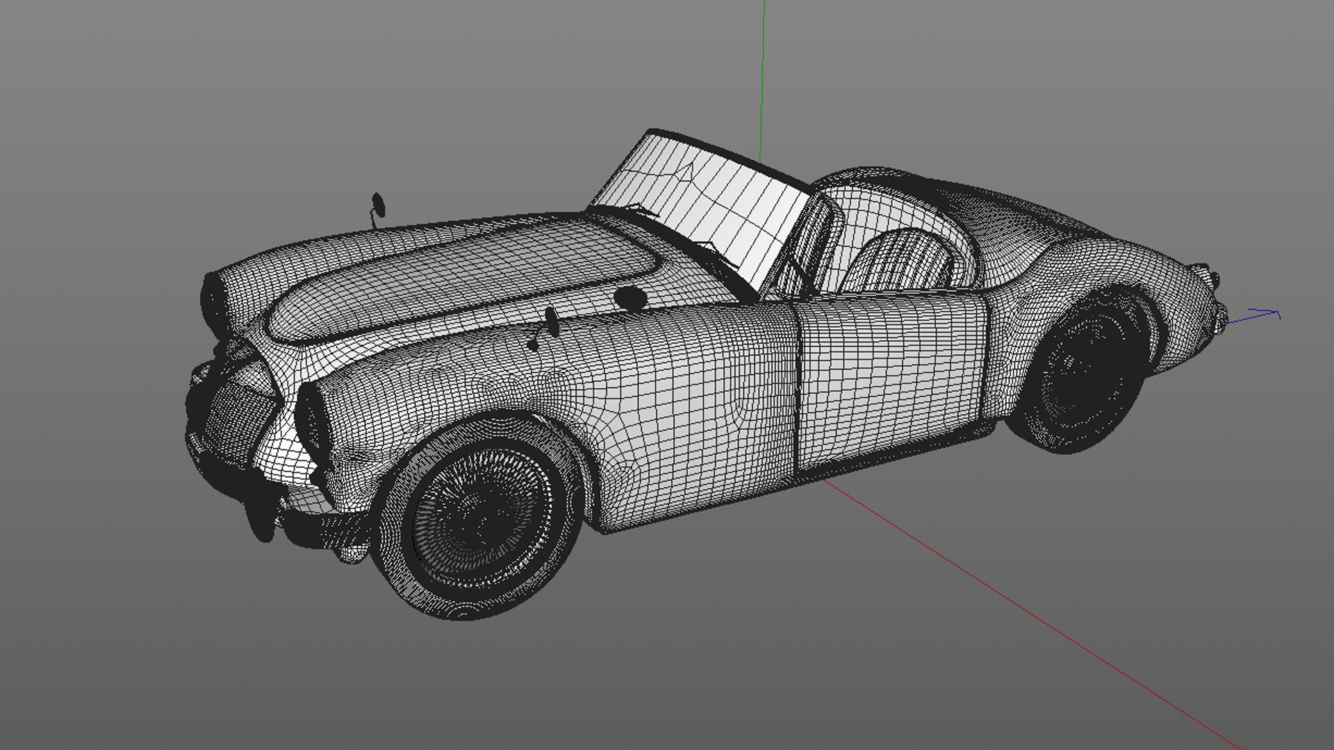 MG MGA Model - TurboSquid 2363119