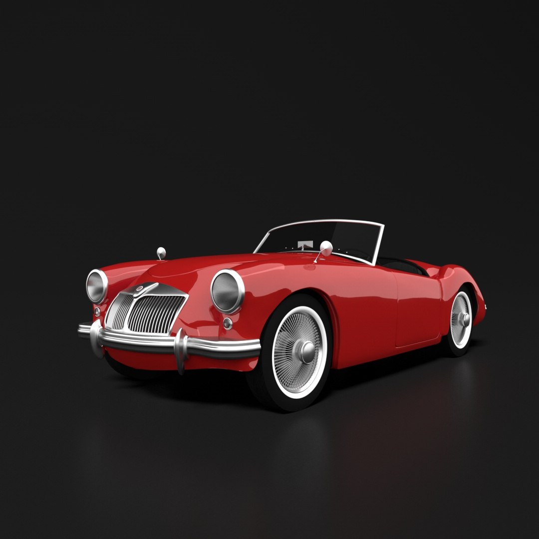 MG MGA Model - TurboSquid 2363119