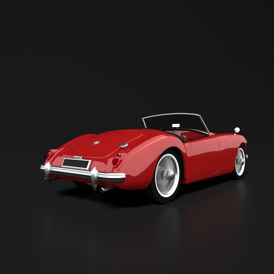 MG MGA Model - TurboSquid 2363119