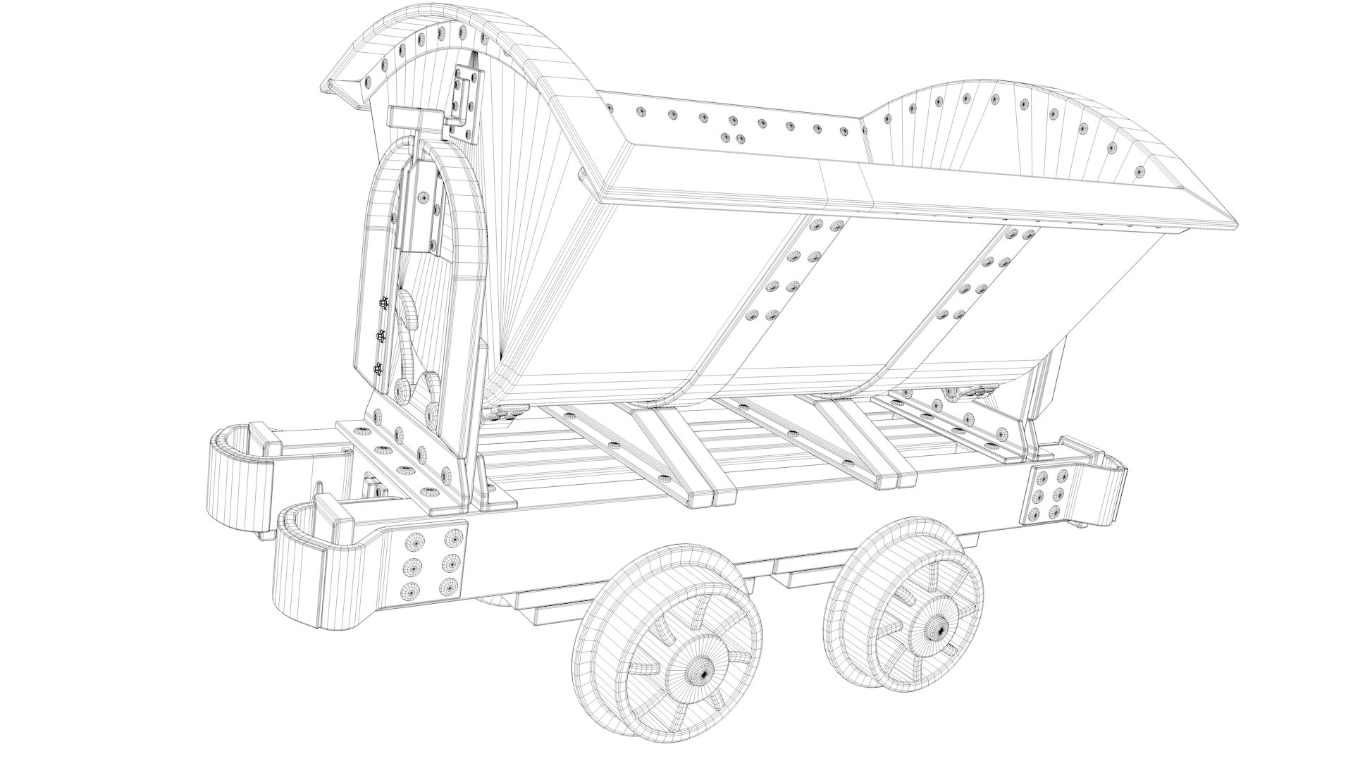 Mine Cart 3D Model - TurboSquid 1993110