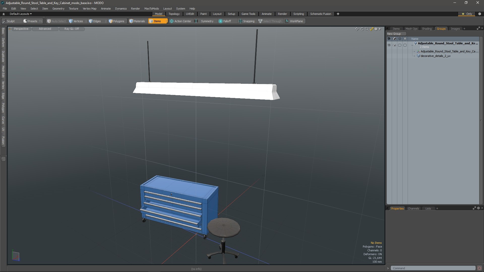 Adjustable Round Stool Table And Key Cabinet 3D - TurboSquid 2319394